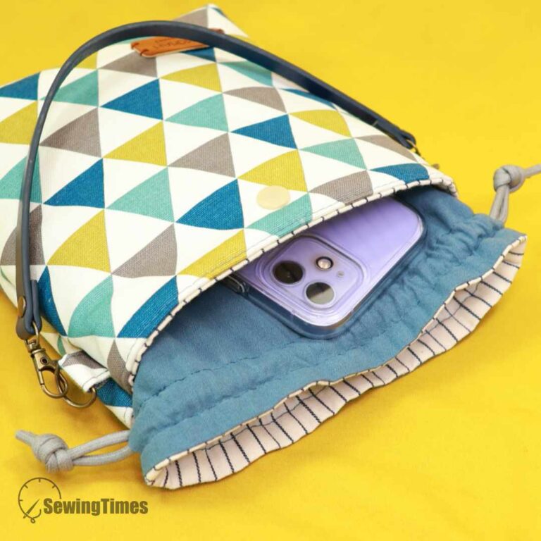 Drawstring Purse Bag PDF Sewing Pattern ST6635 - SewingTimes - Download ...