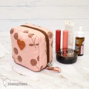 Square Cosmetic Bag PDF Sewing Pattern ST7435 - SewingTimes - Download ...